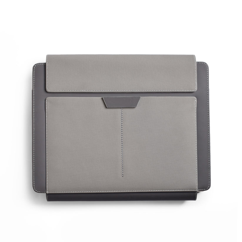 Gray slim laptop sleeve – Atom