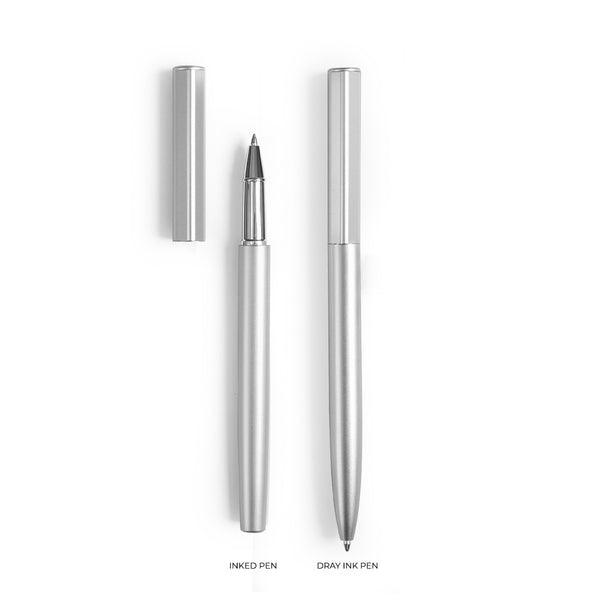 Silver Slim Pen Set – Atom